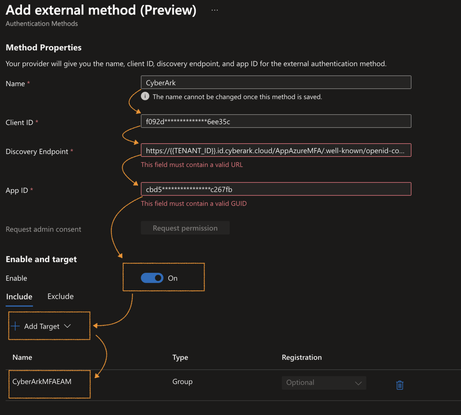 Adding CyberArk Identity as an External Authentication method in Entra ID – sme-access