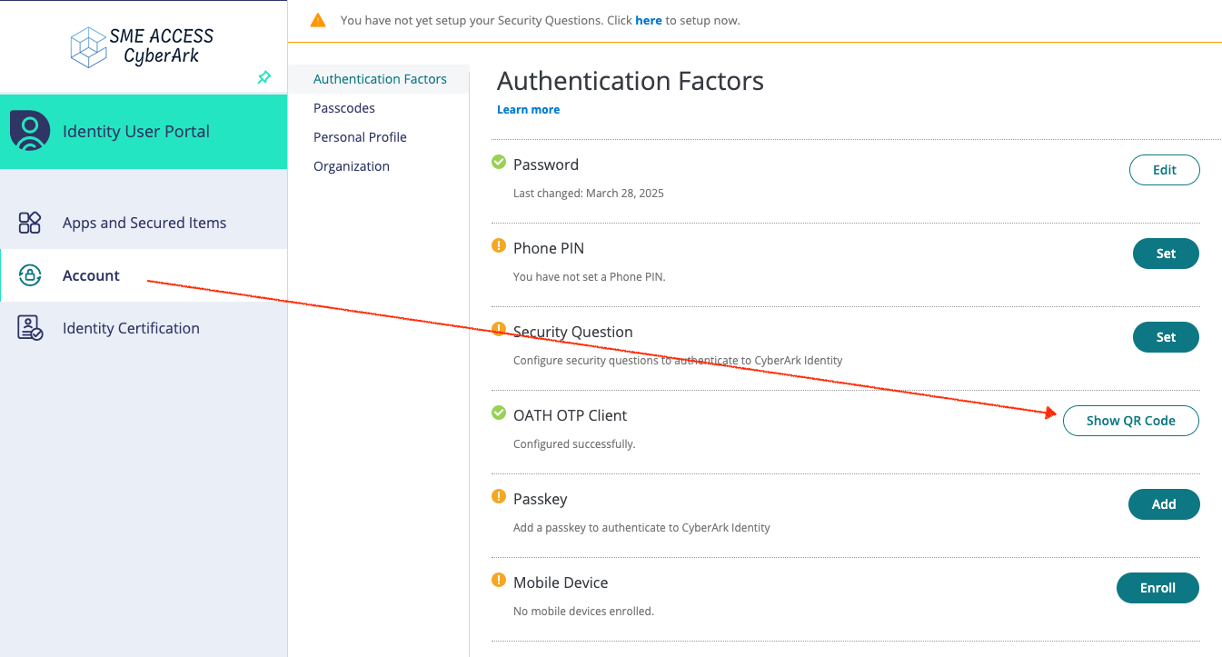 Adding CyberArk Identity as an External Authentication method in Entra ID – sme-access