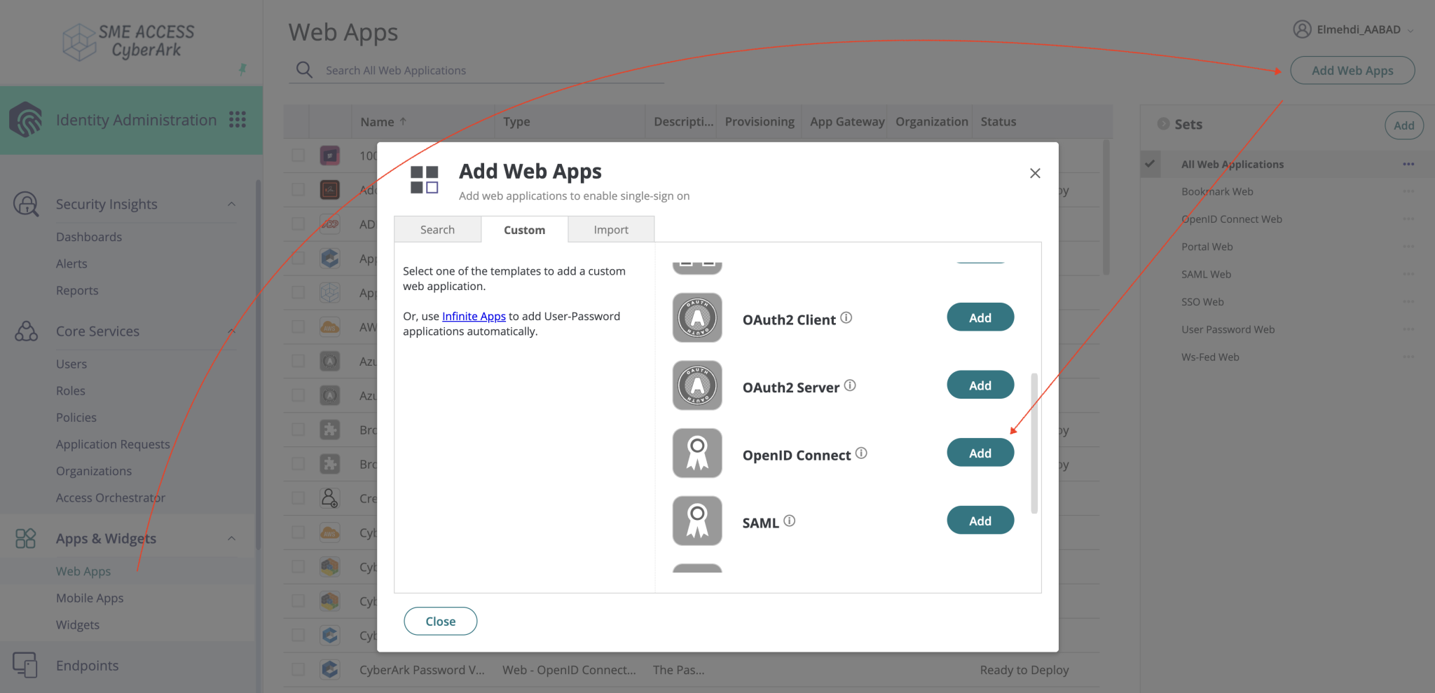 Adding CyberArk Identity as an External Authentication method in Entra ID – sme-access